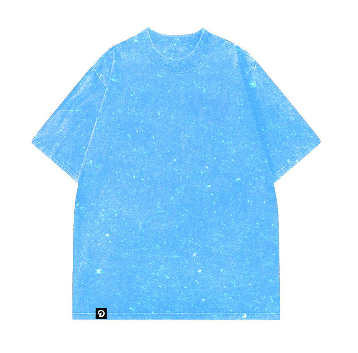 PLAIN BLANK OVERSIZE BLUE - VINTAGE ACID WASH – Distinctive Clothing